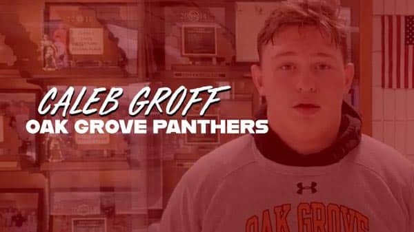 Oak Grove 285-pounder Caleb Groff - MissouriWrestling.com