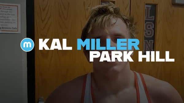 Park Hill 152-pounder Kal Miller at Lee's Summit Holiday Invitational ...