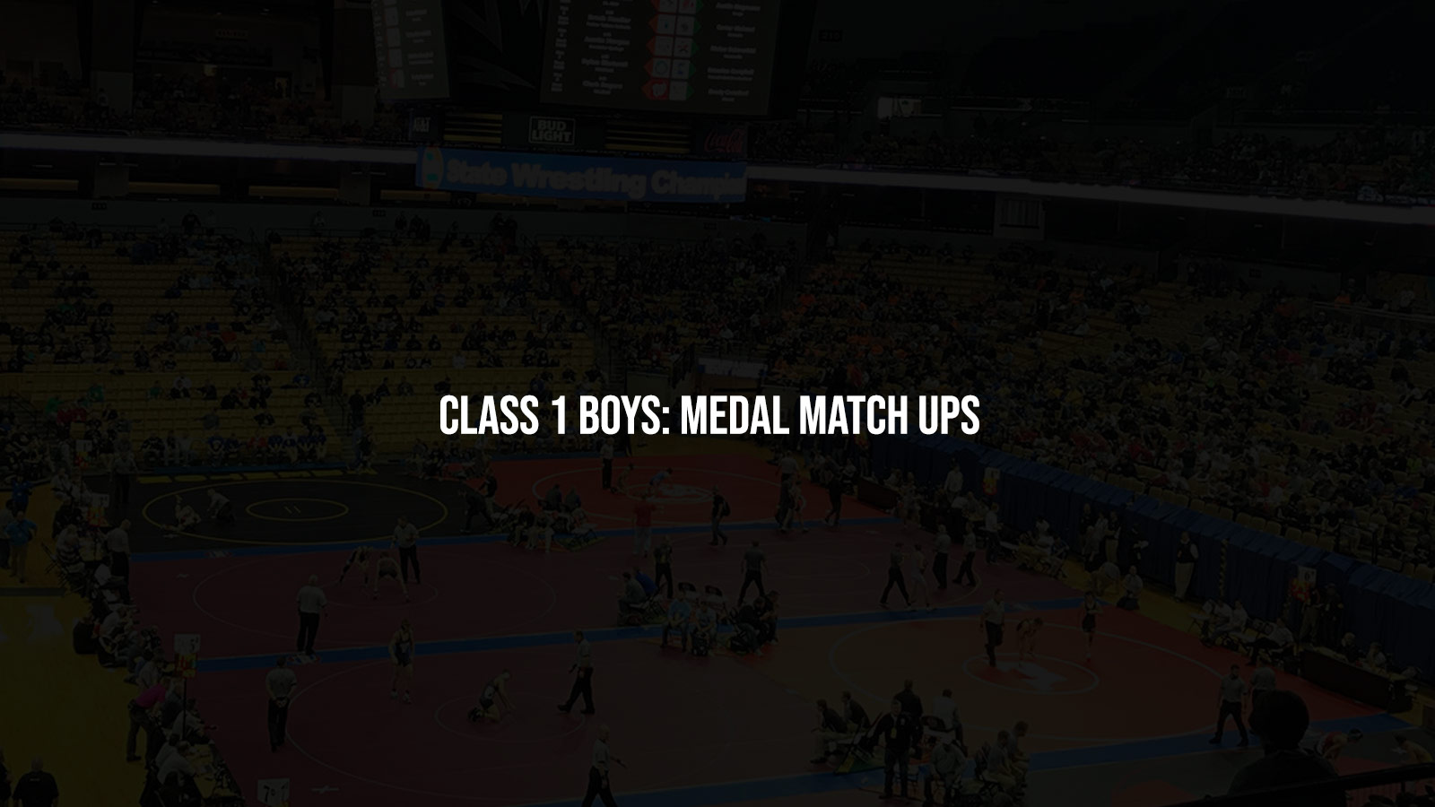 Class 1 Boys Medal Matchups - MissouriWrestling.com