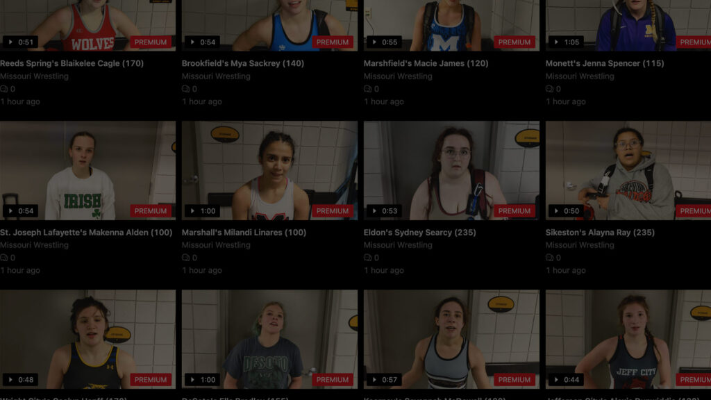 Class 1 Girls: Day I Interviews - MissouriWrestling.com