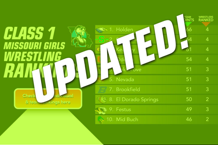 Updates to Girls Class 1 Rankings - MissouriWrestling.com